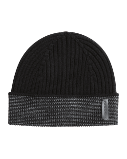 Vince Men's Cashmere-Knit Beanie Hat | Neiman Marcus