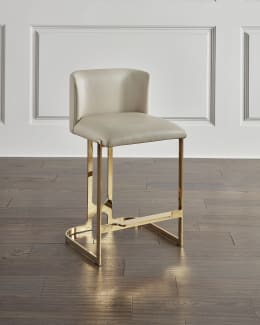 Interlude Home Malin Counter Stool, 26" | Neiman Marcus