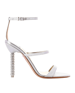 Sophia Webster Rosalind Crystal Sphere-Heel Glitter Sandals | Neiman Marcus