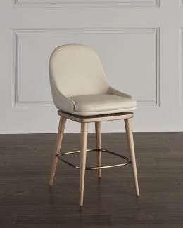 Interlude Home Malin Counter Stool, 26" | Neiman Marcus
