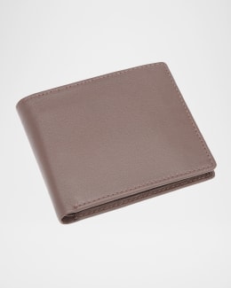ROYCE New York Personalized Leather Trifold Wallet | Neiman Marcus