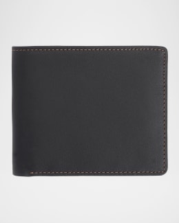 ROYCE New York Personalized Leather Trifold Wallet | Neiman Marcus