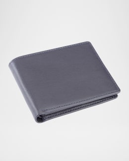 ROYCE New York Personalized Leather Trifold Wallet | Neiman Marcus