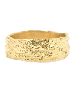 David Yurman Men's Cairo Wrap Band Ring in 18K Gold, 12mm | Neiman Marcus