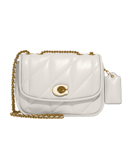 Coach Pillow Madison 18 Quilted Shearling Shoulder Bag | Neiman Marcus