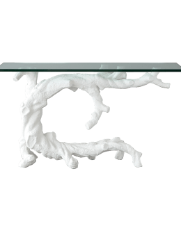 Global Views Twisted Juniper Console Table | Neiman Marcus