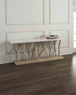 Hooker Furniture Chapman Shou Sugi Ban Console Table | Neiman Marcus