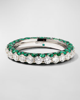 Graziela Gems 18k Gold 3-Side Diamond Band Ring, Size 6 | Neiman Marcus