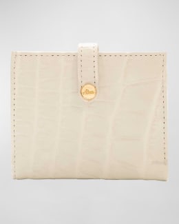 Abas Mini Alligator Bifold Wallet | Neiman Marcus