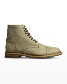 Allen Edmonds Men's Higgins Leather Lace-Up Boots | Neiman Marcus