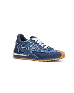 Loewe Flow Suede Retro Runner Sneakers | Neiman Marcus