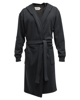Versace Men's Greca Cotton Robe | Neiman Marcus