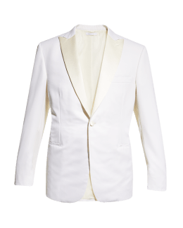 Brioni Men's Solid Wool Dinner Jacket | Neiman Marcus