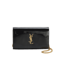 Saint Laurent Kate Small Tassel YSL Wallet on Chain in Patent Leather ...