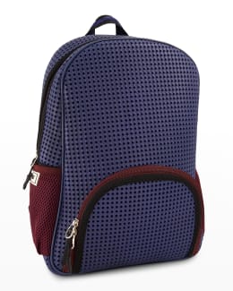 Light+Nine Kid's Little Miss Checkered Black Backpack | Neiman Marcus