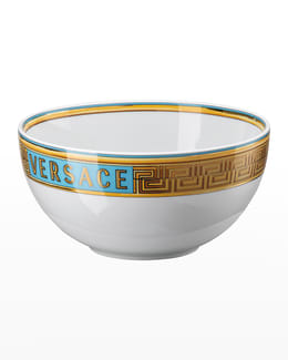 Versace Medusa Amplified Orange Coin Cereal Bowl | Neiman Marcus