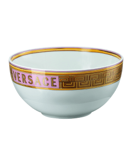 Versace Medusa Amplified Orange Coin Cereal Bowl | Neiman Marcus