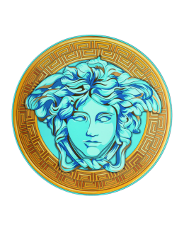 Versace Medusa Amplified Orange Coin Service Plate | Neiman Marcus