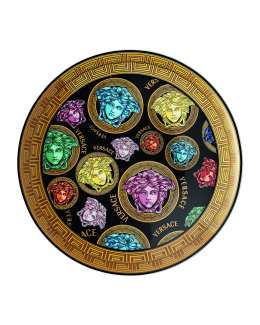 Versace Medusa Amplified Orange Coin Bread & Butter Plate | Neiman Marcus