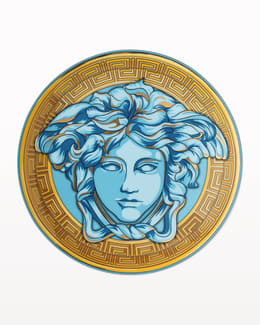 Versace Medusa Amplified Orange Coin Bread & Butter Plate | Neiman Marcus