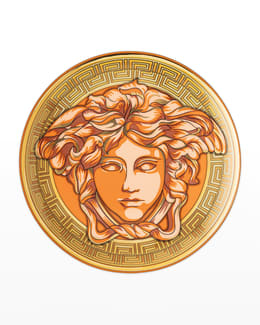 Versace Medusa Amplified Pink Coin Bread and Butter Plate | Neiman Marcus