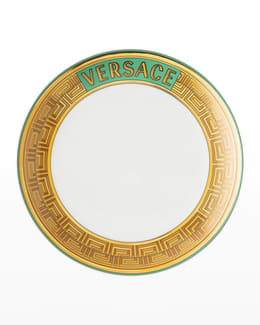 Versace Medusa Amplified Blue Coin Salad Plate | Neiman Marcus