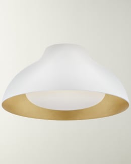 Visual Comfort Signature Agnes 15" Flush Mount By AERIN | Neiman Marcus