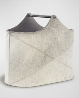Regina Andrew Andres Hair On Hide Magazine Rack | Neiman Marcus