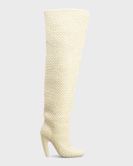 Chloe Eve Leather Over-The-Knee Boots | Neiman Marcus
