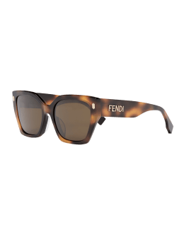Fendi Fendi Roma Square Acetate Sunglasses | Neiman Marcus