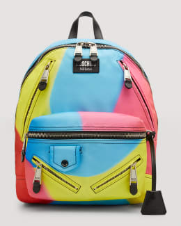 Moschino Men's Logo Backpack | Neiman Marcus
