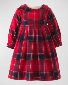 Rachel Riley Girl's Smocked Festive Dress W/ Bloomers, Size 6M-24M ...