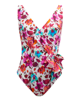 Veronica Beard Aniston Cutout One-Piece Swimsuit | Neiman Marcus