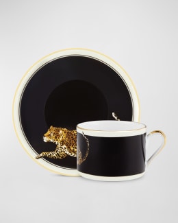 Dolce&Gabbana Casa Zebra Tea Cup and Saucer Set | Neiman Marcus