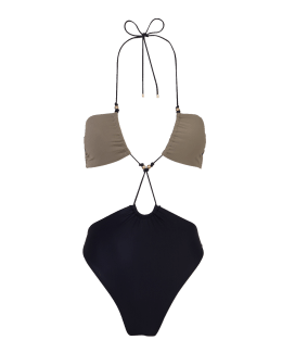 Cult Gaia Knowles Strappy Cutout One-Piece Swimsuit | Neiman Marcus