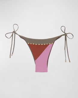 Platinum Inspired by Solange Ferrarini Multi-Trim Side-Tie Bikini ...