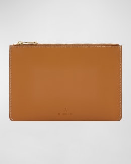 Il Bisonte Keyring Leather Card Holder | Neiman Marcus