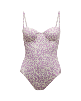 Tory Burch Floral Underwire One-Piece Swimsuit | Neiman Marcus