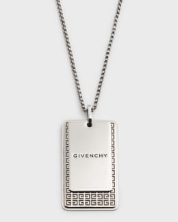 Givenchy Men's G-Cube Necklace | Neiman Marcus