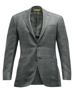 Canali Men's Wool Step-Weave Sport Coat | Neiman Marcus