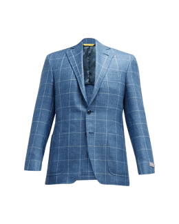 Canali Men's Wool Step-Weave Sport Coat | Neiman Marcus