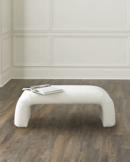 Haute House White Thebes Bench | Neiman Marcus