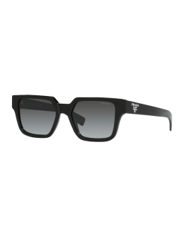 Prada Men's Acetate Rectangle Sunglasses | Neiman Marcus