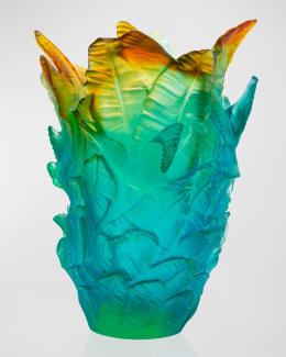 Daum Fleur de Paon Vase - Small | Neiman Marcus
