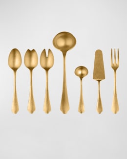 Mepra Due 7-Piece Flatware Set - Ice Bronze | Neiman Marcus
