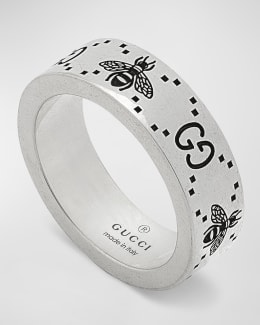 Gucci GG and Bee Band Ring 9mm One color