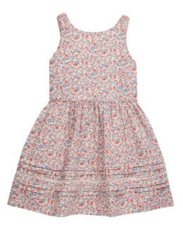 Haute Baby Girl's Matilda Floral-Print Embroidered Dress, Size 3-6 ...