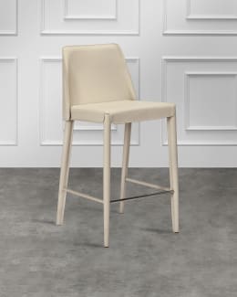 Peninsula Home Collection San Marco Leather Counter Stool - 26 ...