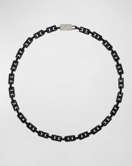 Versace Men's Greca Link Chain Necklace, 17"L | Neiman Marcus