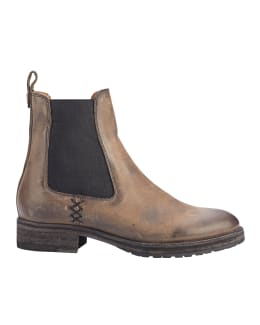 Frye Melissa Leather Chelsea Booties | Neiman Marcus